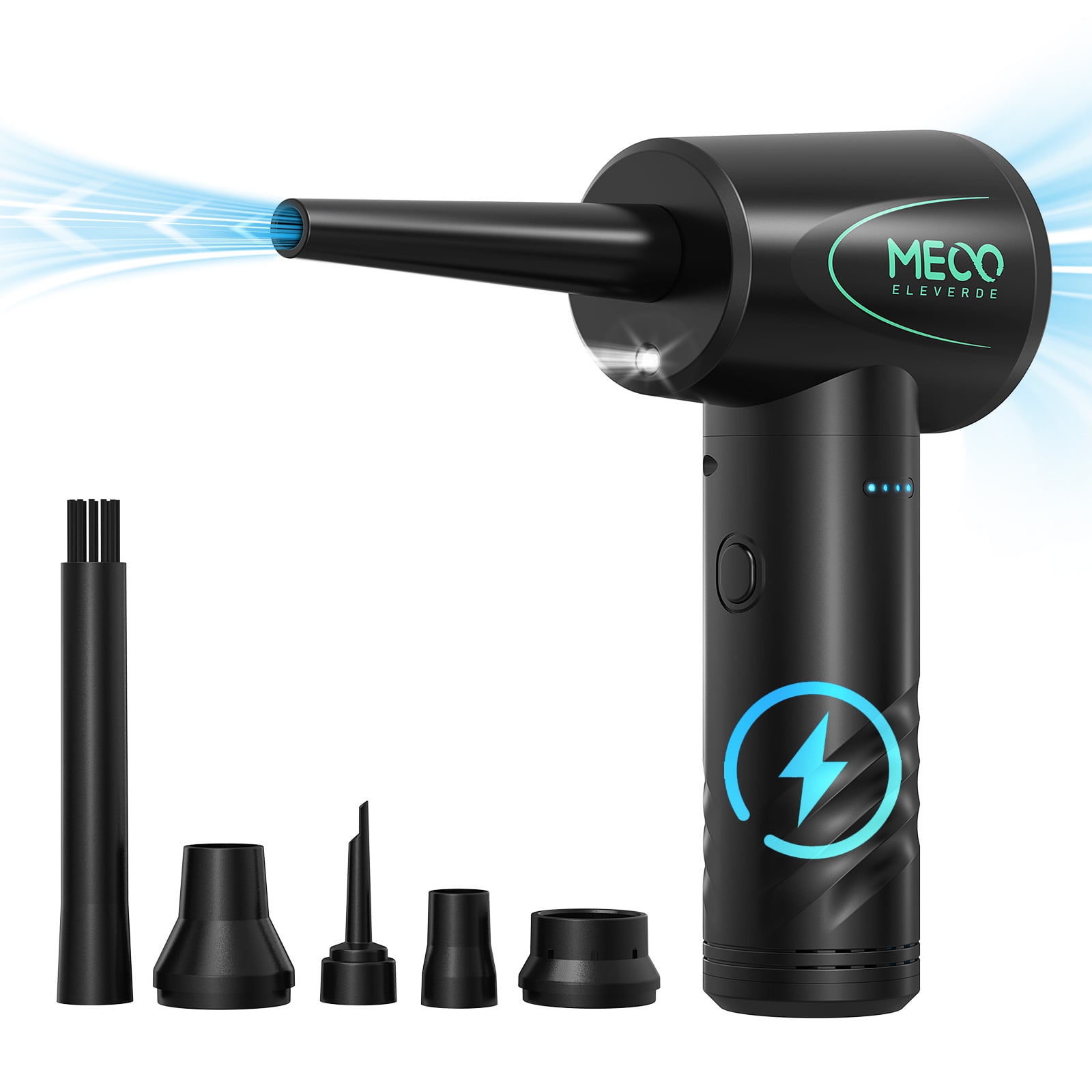 MECO Cordless Compressed Air Duster, Replaces Air Cans, 100000RPM ...