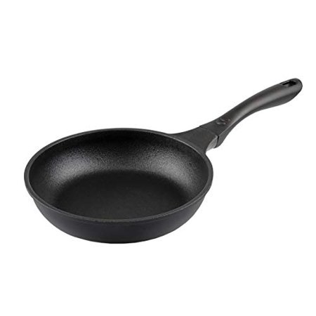 Frying pan 20cm For gas fire only black Die-cast Mega stone coating ...