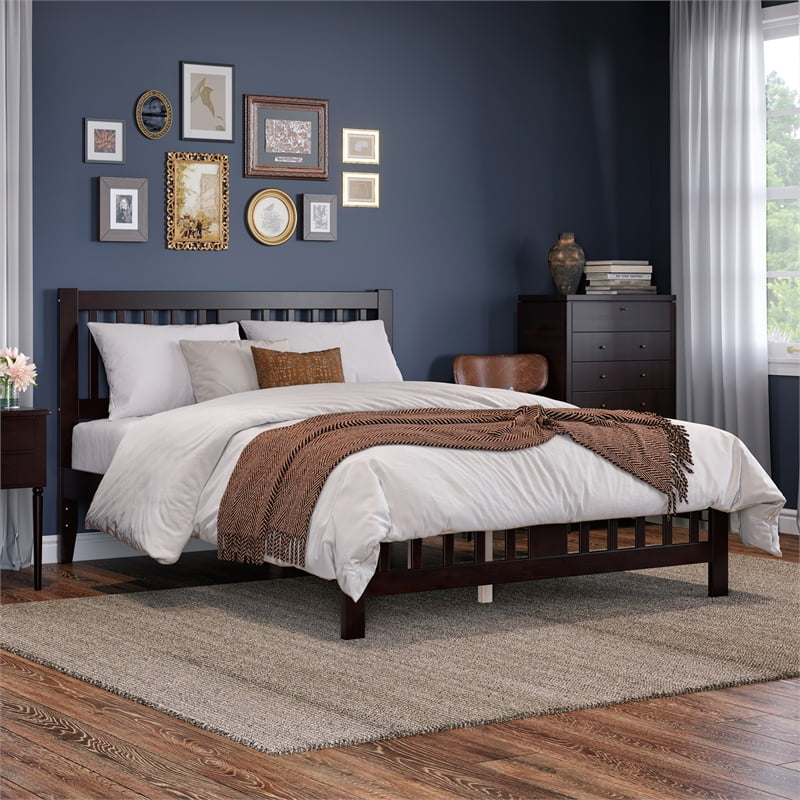 Click here for Afi Tahoe Solid Wood Queen Platform Bed With Footb... prices