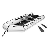 Intex Excursion 4 Inflatable Motorized Boat Set for Adults with Paddle ...