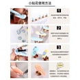 2pcs 5D Nail Art Stickers, Embossed Rhinestone Stickers, Popular ...