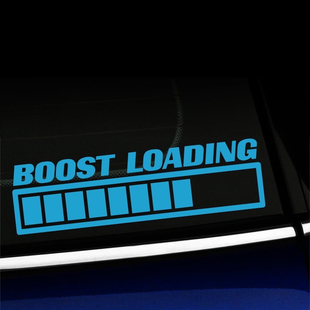 Boost Loading - Vinyl Decal - Choose Color - [ICE BLUE] - Walmart.com
