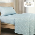 Comfort Spaces Queen Sheet Set Flannel Bed Sheets Queen 100 Cotton