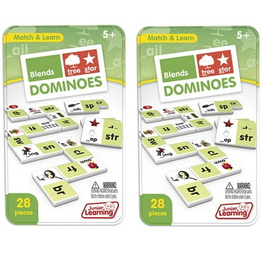 Long Vowel Dominoes Match & Learn Educational Learning Game, by Junior ...