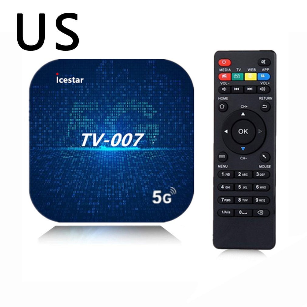 2021 NEW TV007 Tv Box Smart 4k 5G Wifi Tv Box Quad-core Wireless ...