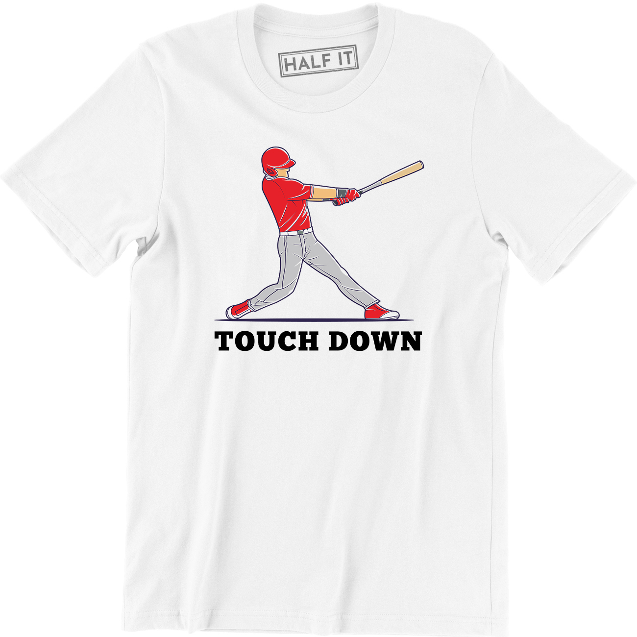Funny Baseball Game Sports Touch Down Fantasy Home Run Humor Mens T ...