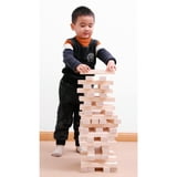 Walmart 60 Block Giant Hardwood Tower Stacking Game - Wooden Tumble ...
