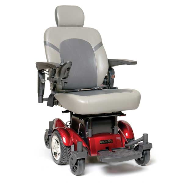 Golden Technologies Compass HD Power Chair-Red - Walmart.com