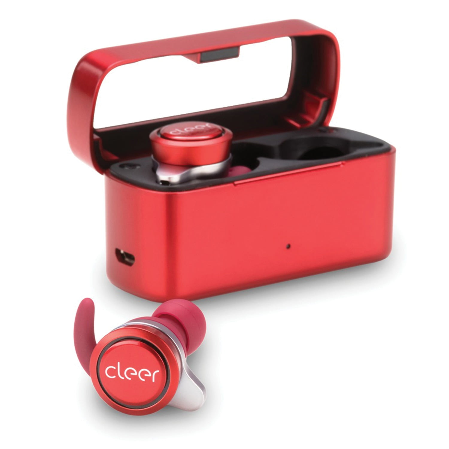 Cleer ALLY1BTREDWW Ally True Wireless Bluetooth Earbuds (Red) - Walmart ...