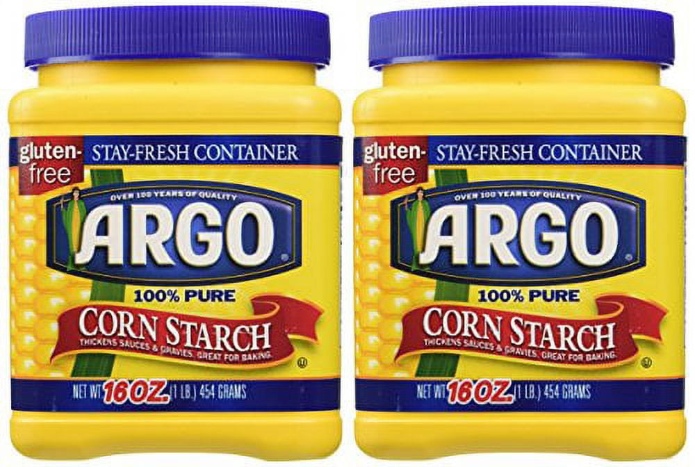 100% Pure Corn Starch, 16 Oz, Pack Of 2 - Walmart.com