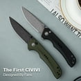 CIVIVI Tarask Pocket Folding Knife, 2.96" Nitro-V Blade G10 Handle ...