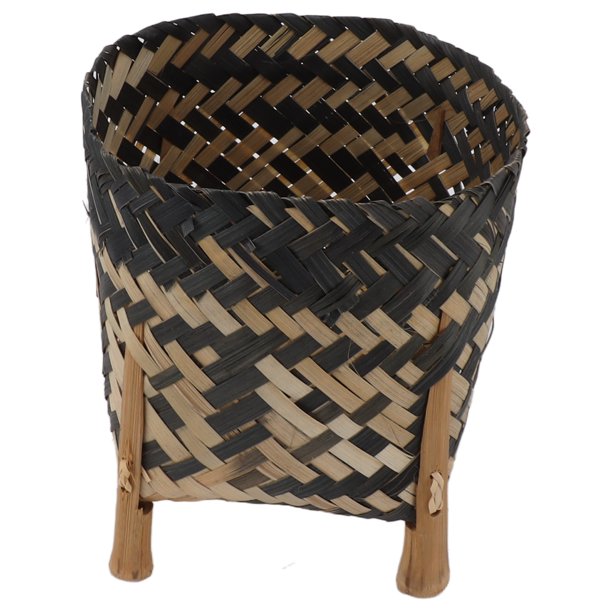 Handwoven Storage Plant Basket, Decorative Durable Europe Bamboo Plant ...