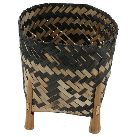 Handwoven Storage Plant Basket, Decorative Durable Europe Bamboo Plant ...
