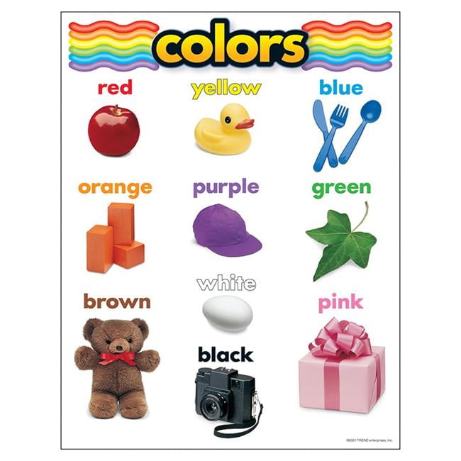 Trend Enterprises T 38025BN 17 X 22 In 6 Piece Colors Learning Chart trend-enterprises-t-38025bn-17-x-22-in-6-piece-colors-learning-chart