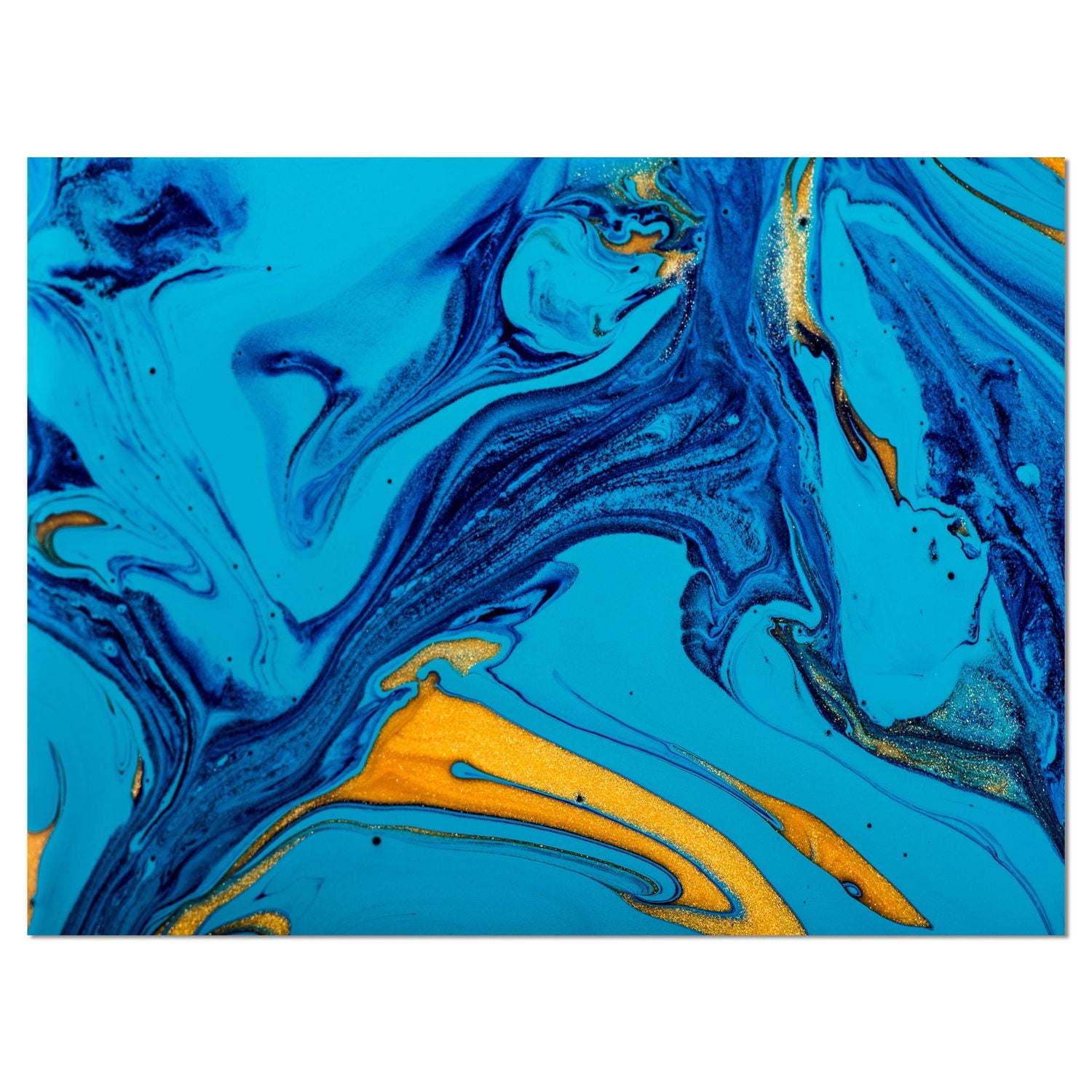 Click here for Designart Design Art Soft Blue Acrylic Paint Canva... prices