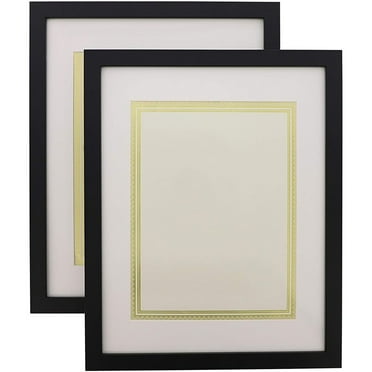 8.5" x 11" EZ Mount Document Frame Plastic Face, Black - Walmart.com
