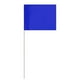 Marking / Survey Flags, 4" X 5" W/21" Wire, Several Colors, Blue - 100 ...