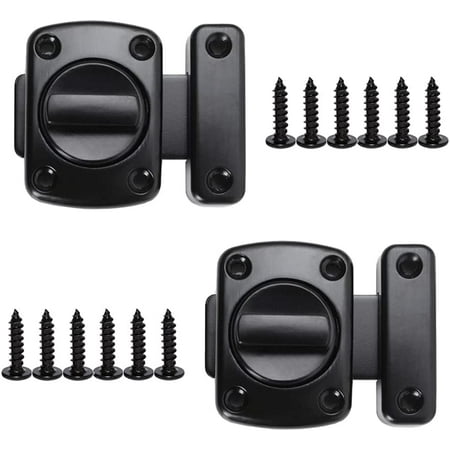 HUSERYT Latch 2 Pieces Door Latch Safety Rotating Latch Bolt Door Latch ...