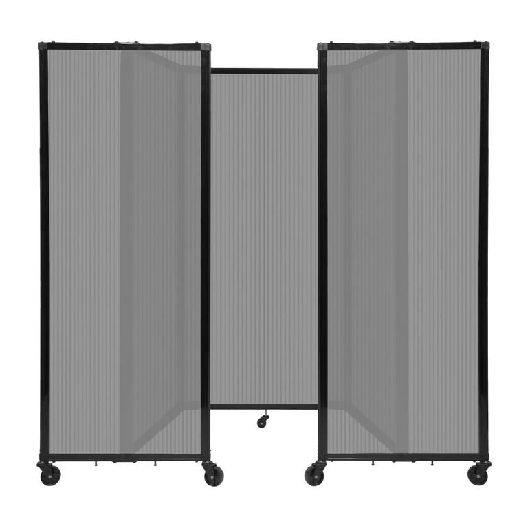 Translucent Panel Divider On Wheels