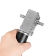 DC 24V Double Shaft Worm Gear Motor 30RPM High Torque Speed Reduction ...