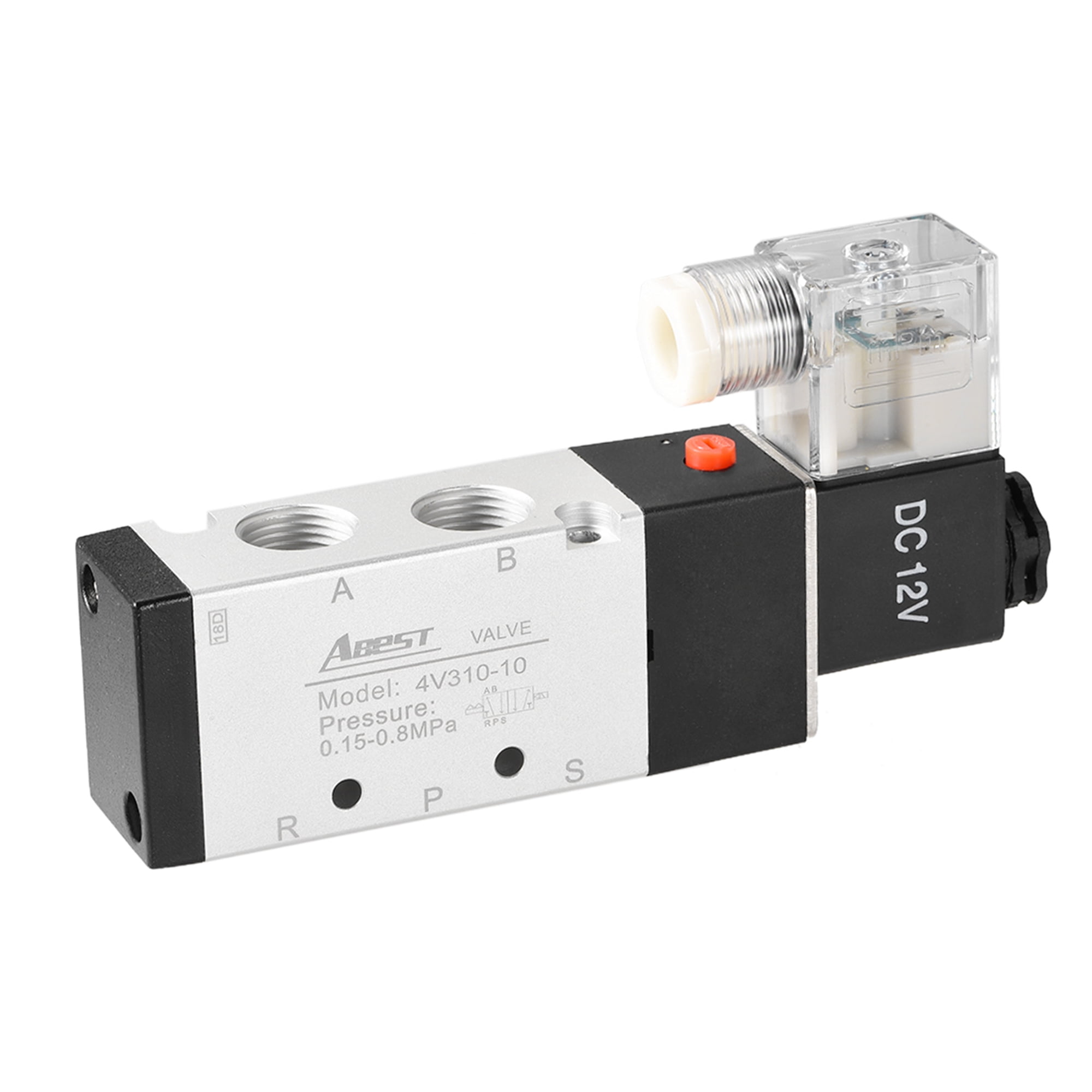 4v310 10 Air Single Solenoid Valve Dc 12v 5 Way 2 Position Pt 3 8