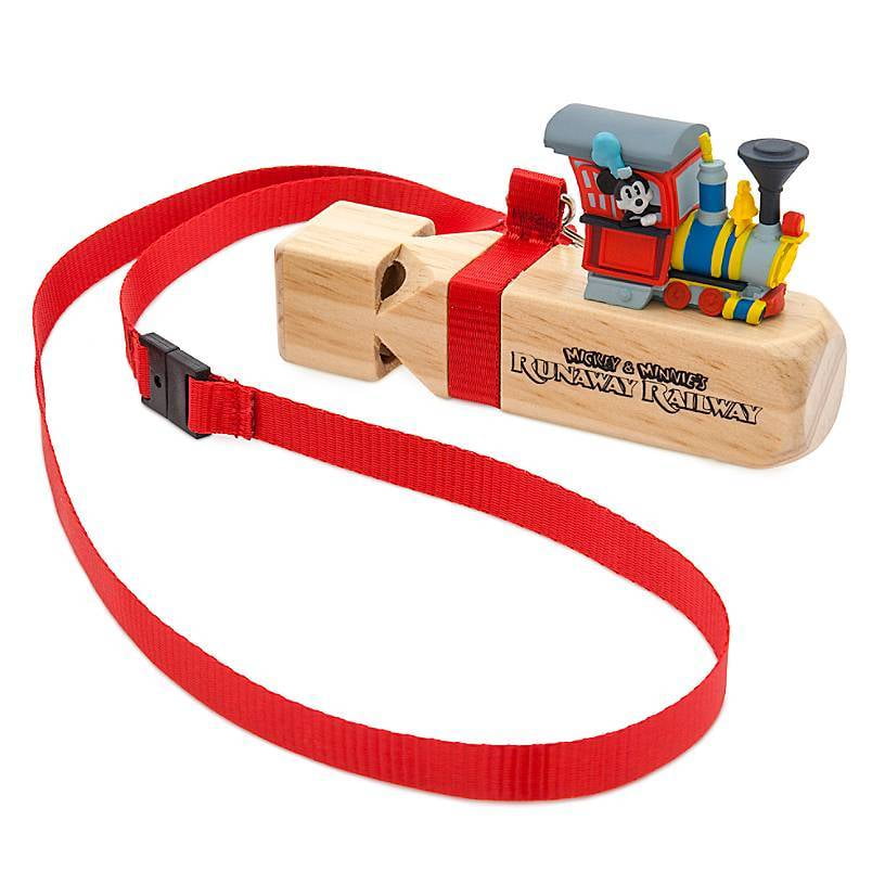 Disney Parks Mickey and Minnie Runaway Railway Wood Whistle New with ...