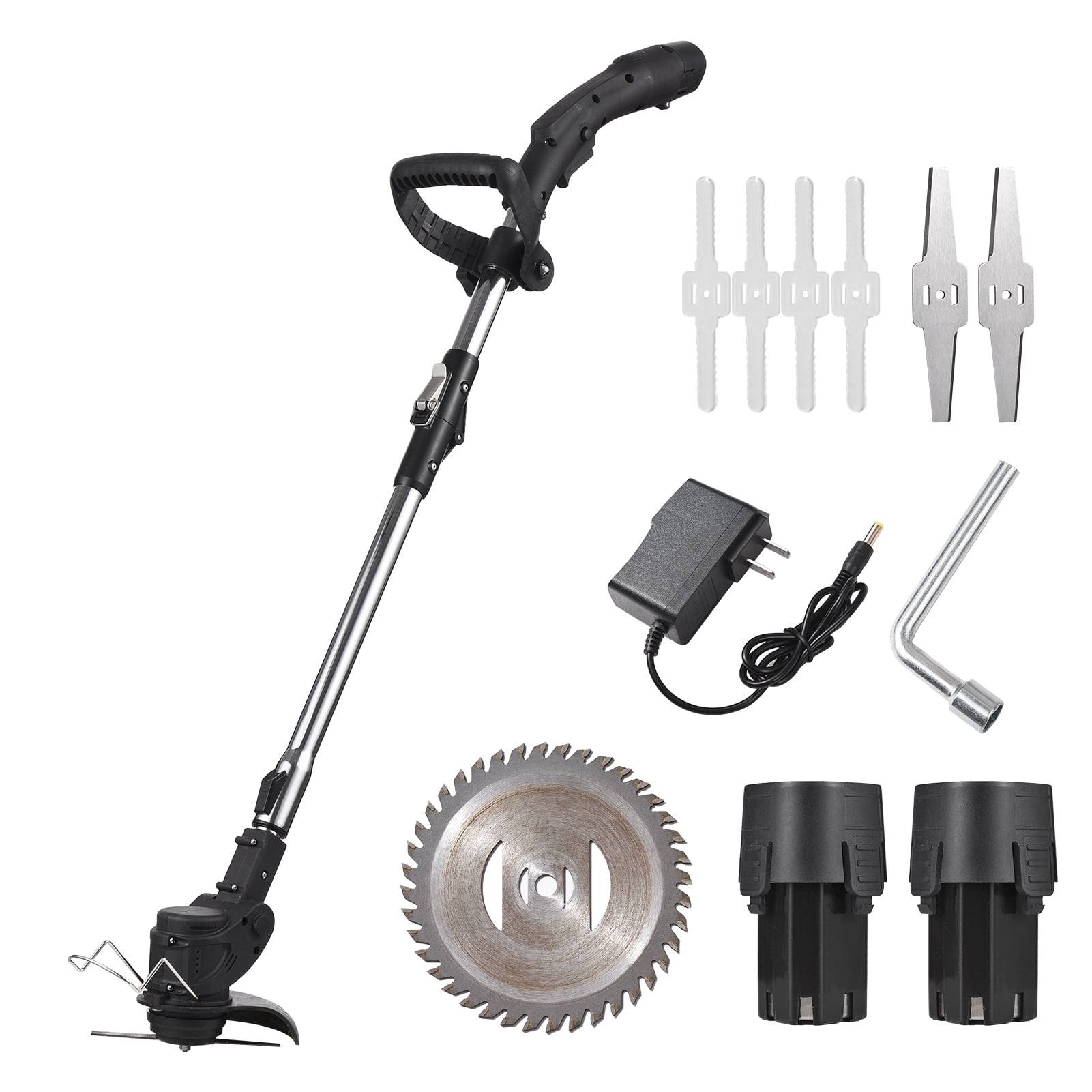 Weed Wacker Cordless Weed Eater, 12V Edger Lawn Tool Adjustable Height ...