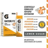 Gatorade Gatorlyte Rapid Rehydration Powder, Orange, 0.52 oz, 6 Pack ...
