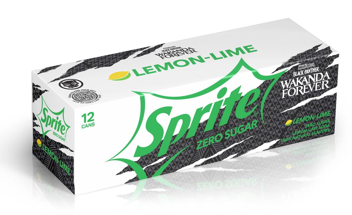 Sprite Zero Sugar Lemon Lime Diet Soda Pop Soft Drink 12 Fl Oz 12