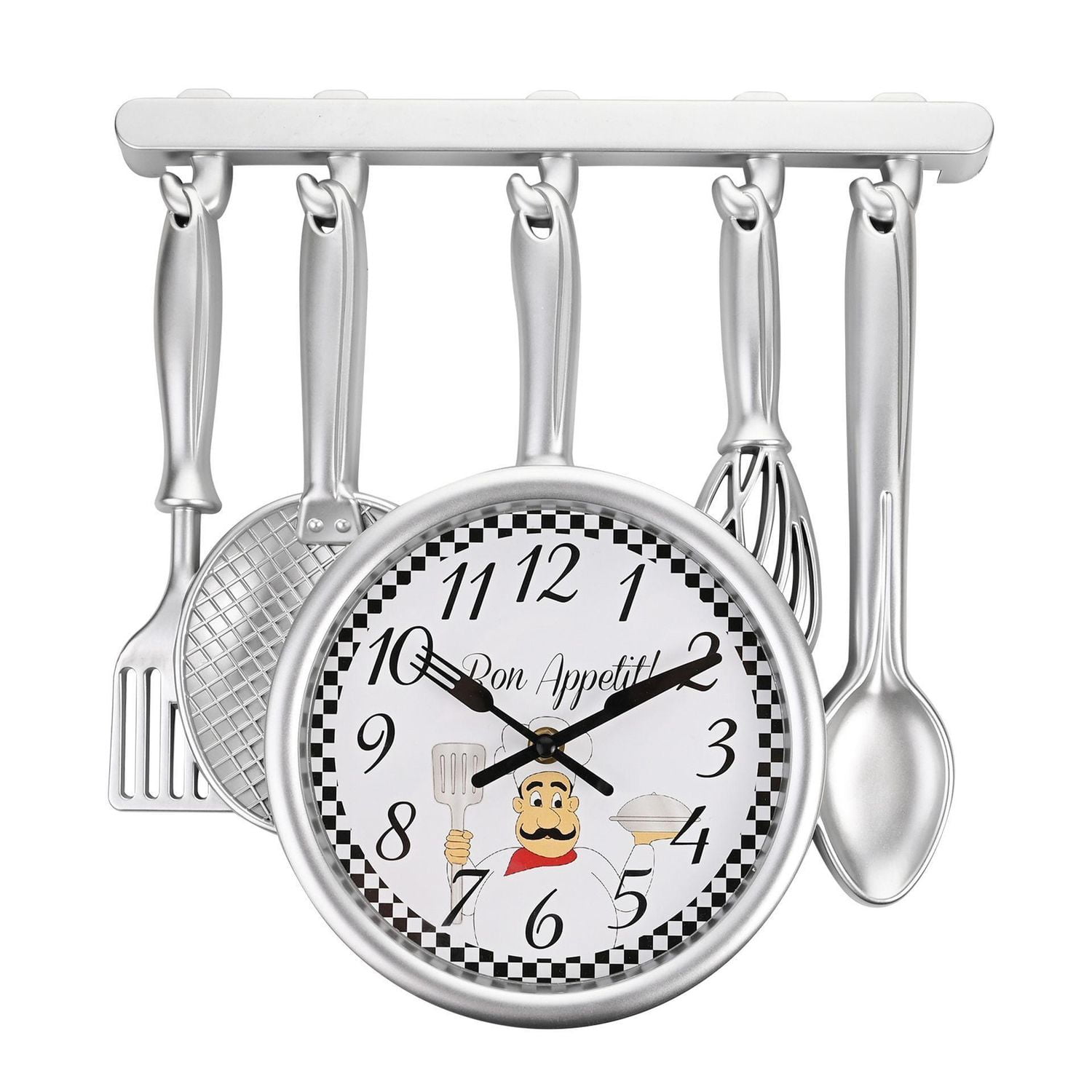 Click here for Hometime Kitchen Utensil Style Wall Clock 35cm prices