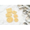Bakerpan Stainless Steel Square Cookie Cutter Set, Square Biscuit Cutters for Baking 2 Inch & 3 ...