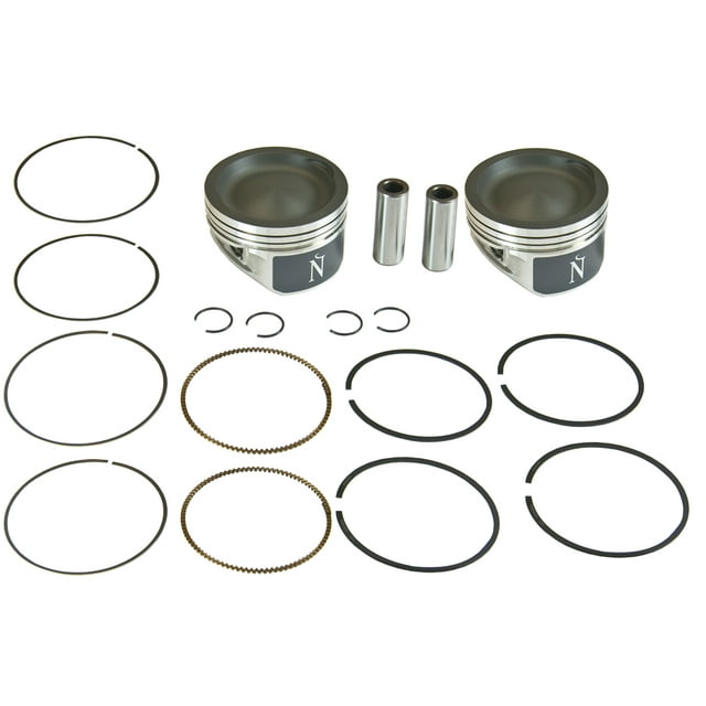 Namura, NA-50081, 2 Standard Bore Size A Piston Kits for Polaris 800 HO ...