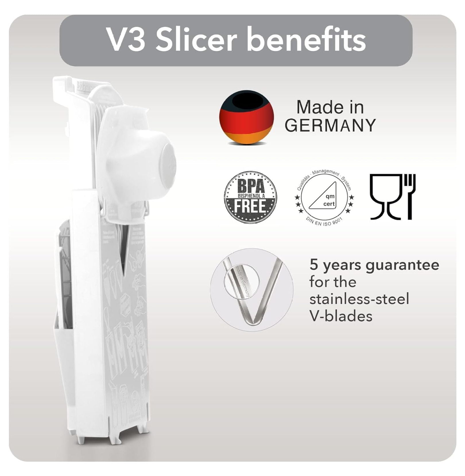 Food Slicer Borner V3 TrendLine Starter Set V Slicer + Multi Box ...