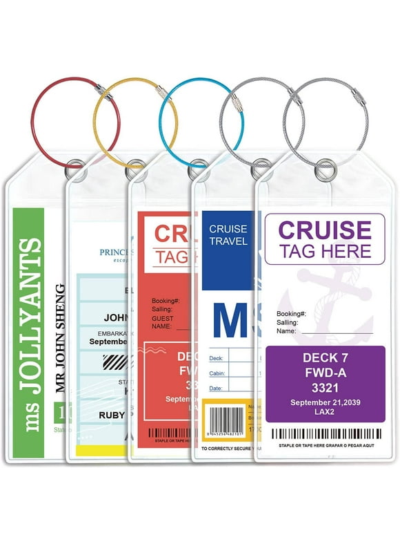 Luggage Tags Cruise Ships