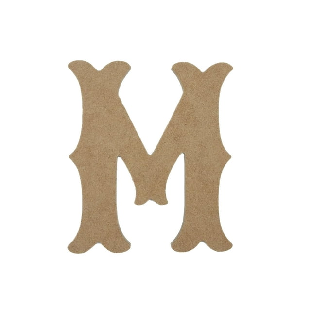 Wooden Letter Unfinished, Circus Font, Craft Cutout - Walmart.com