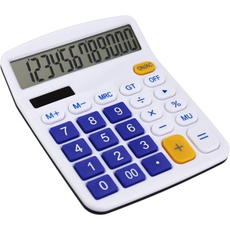 SHARKDOOK 12-Digit Battery Office Basic Desk Calculators | Walmart Canada
