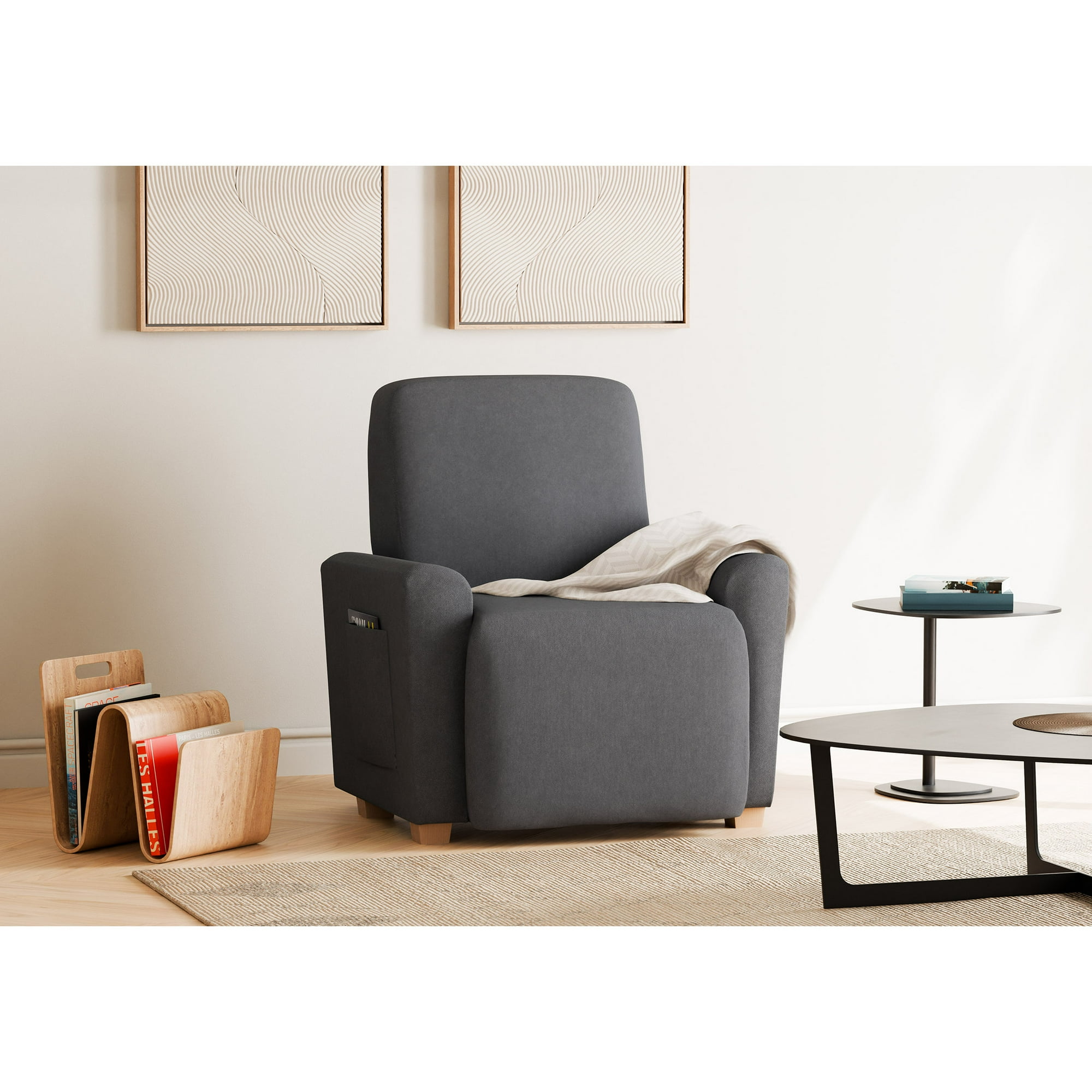 Click here for Smart Fit Herringbone Stretch-To-Fit Fabric Reclin... prices