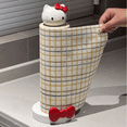 HELANHO Cute Hello Kitty 3D Cartoon Paper Towel Holder - Kitchen ...