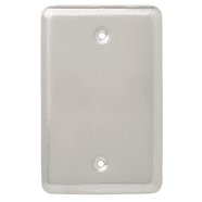 Brainerd Rounded Corner Single Blank Wall Plate, Available in Multiple ...