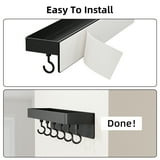 niffgaff Anti-Drop Key Holder, Wall Mount Key Rack with Hooks, Adhesive ...