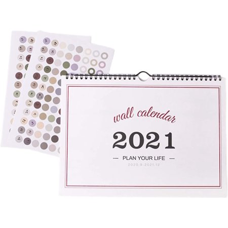 2017 2021 Hanging Wall Calendar, Wall-mounted Calendar For Home Office ...