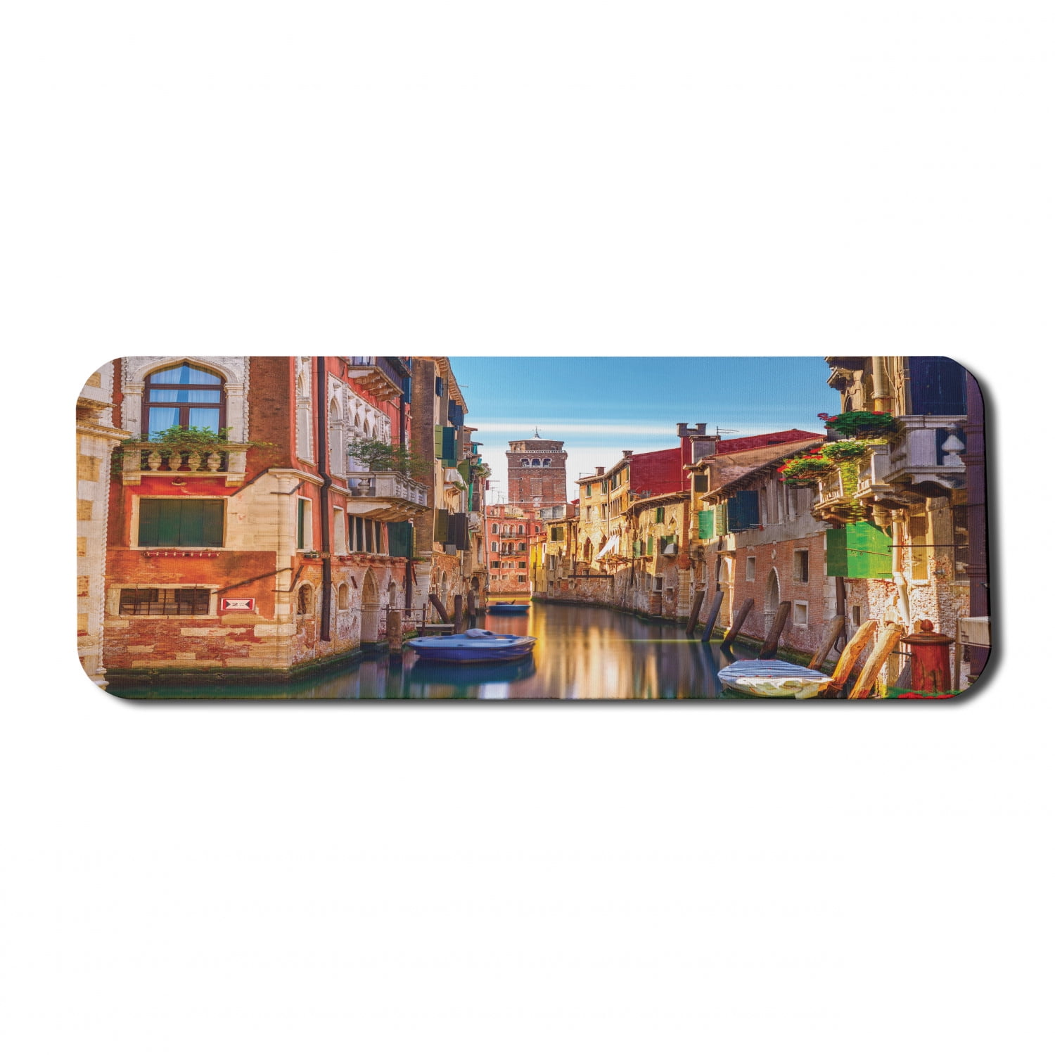 European Computer Mouse Pad, Venice Cityscape Narrow Water Canal ...