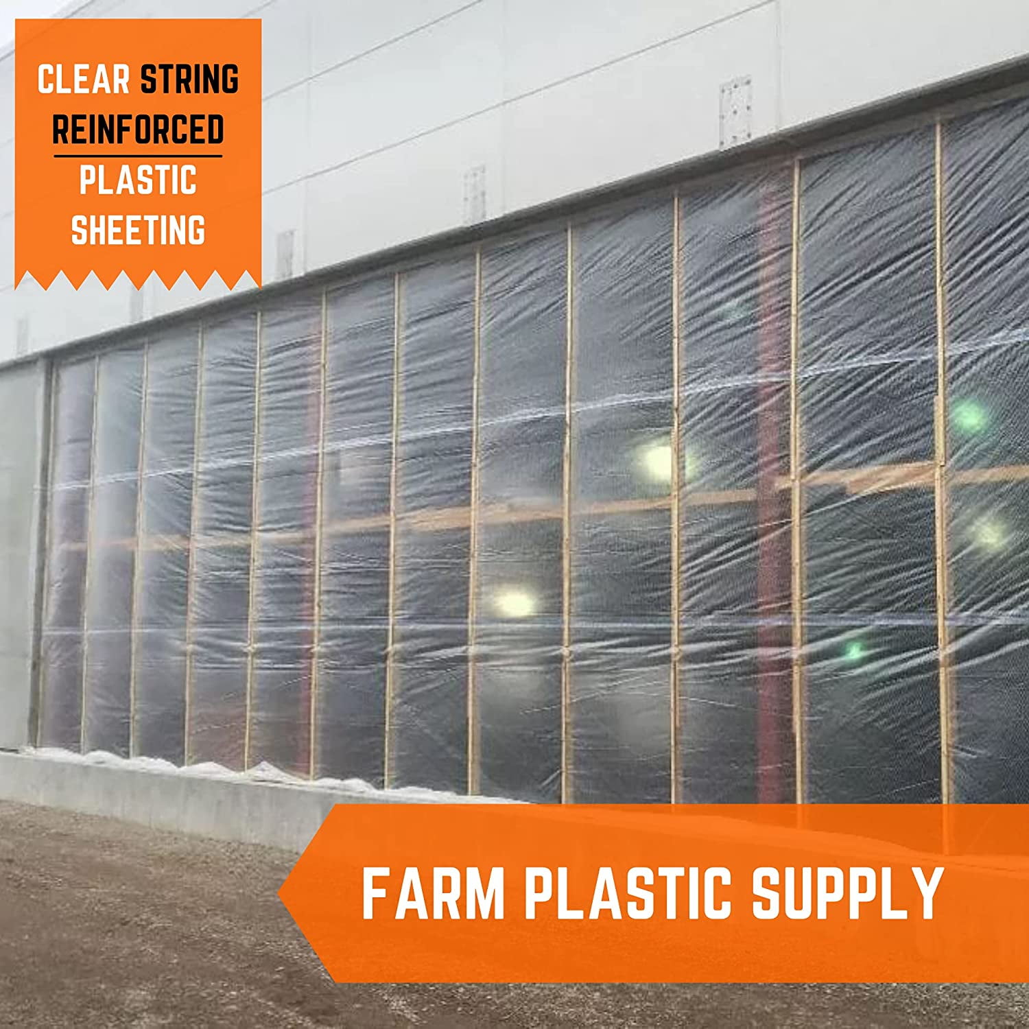 Buy Farm Plastic Supply - Dura Skrim String Reinforced Clear Plastic ...