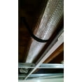R-8 HVAC Duct Wrap Insulation Reflective 2 Sided Bubble Core 4' x 4 ...
