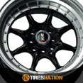 XXR 002.5 Aluminum 15" Wheel Rim 15x8 inch 4 Lug Black/ML - Walmart.com