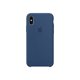 Apple Silicone Case for iPhone X - Blue Cobalt - Walmart.com