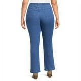 JMS Just My Size by Hanes Women's Plus Size 4 Pocket Bootcut Jeans ...