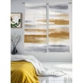 Brown Grey Mottled Texture Chiffon Sheer Curtains 72 Inches Long ...