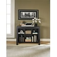 Ameriwood Home Parsons Computer Desk with Cubbies, Black - Walmart.com