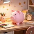 AOOOWER Colorful PVC Pig Coin Banks Money Box Ideal Gift For Boys And ...